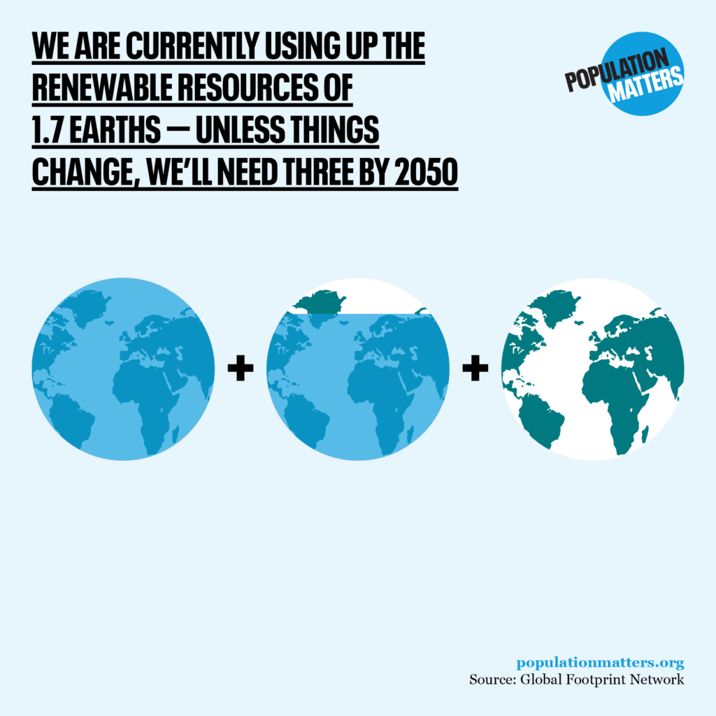 Campaign graphics - Population Matters