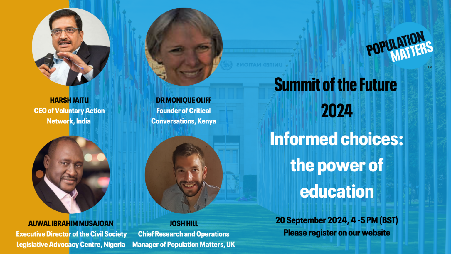 Population Matters I Every Choice Counts